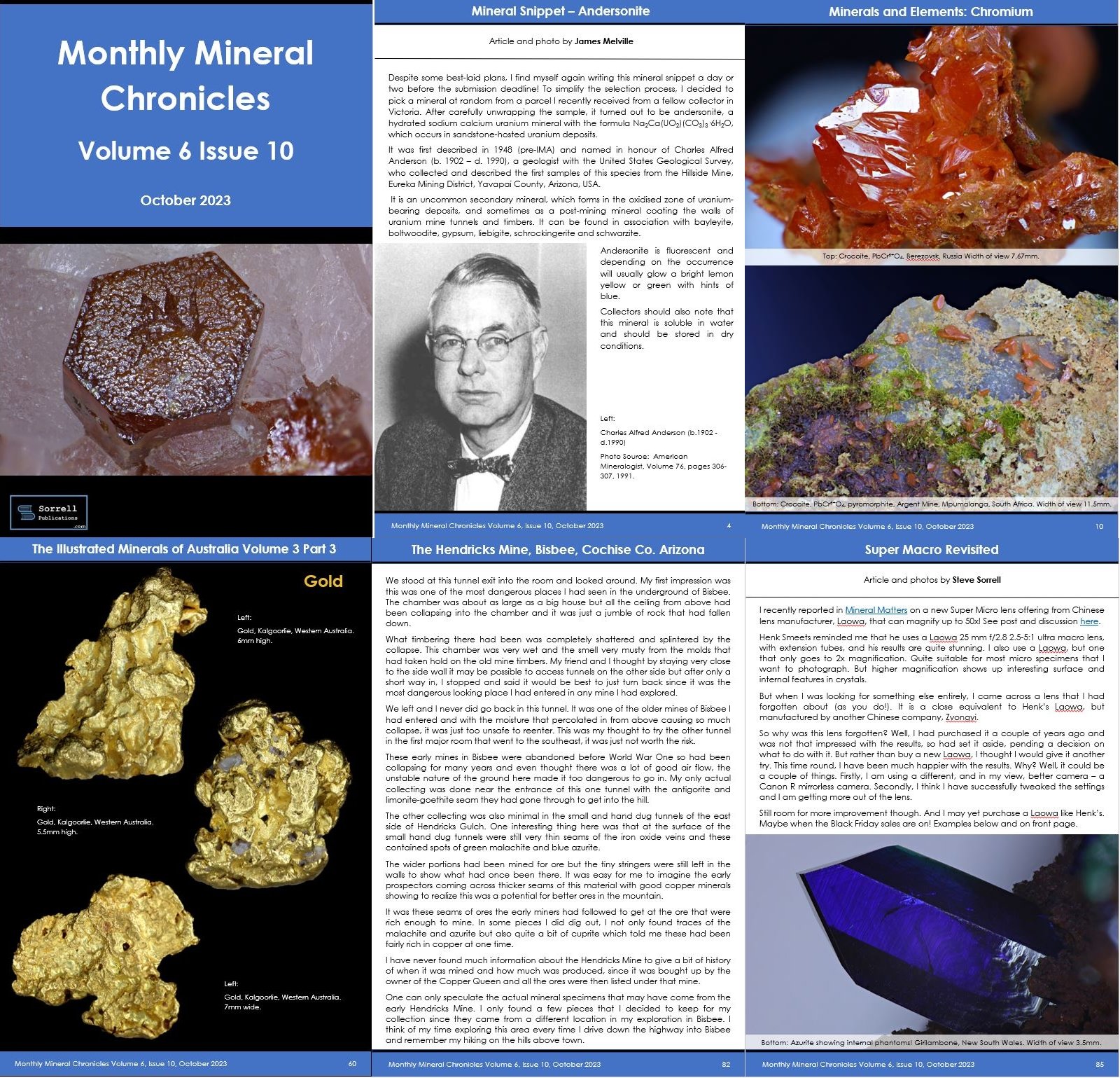 Monthly Mineral Chronicles Volume 6 Issue 10 – Sorrell Publications